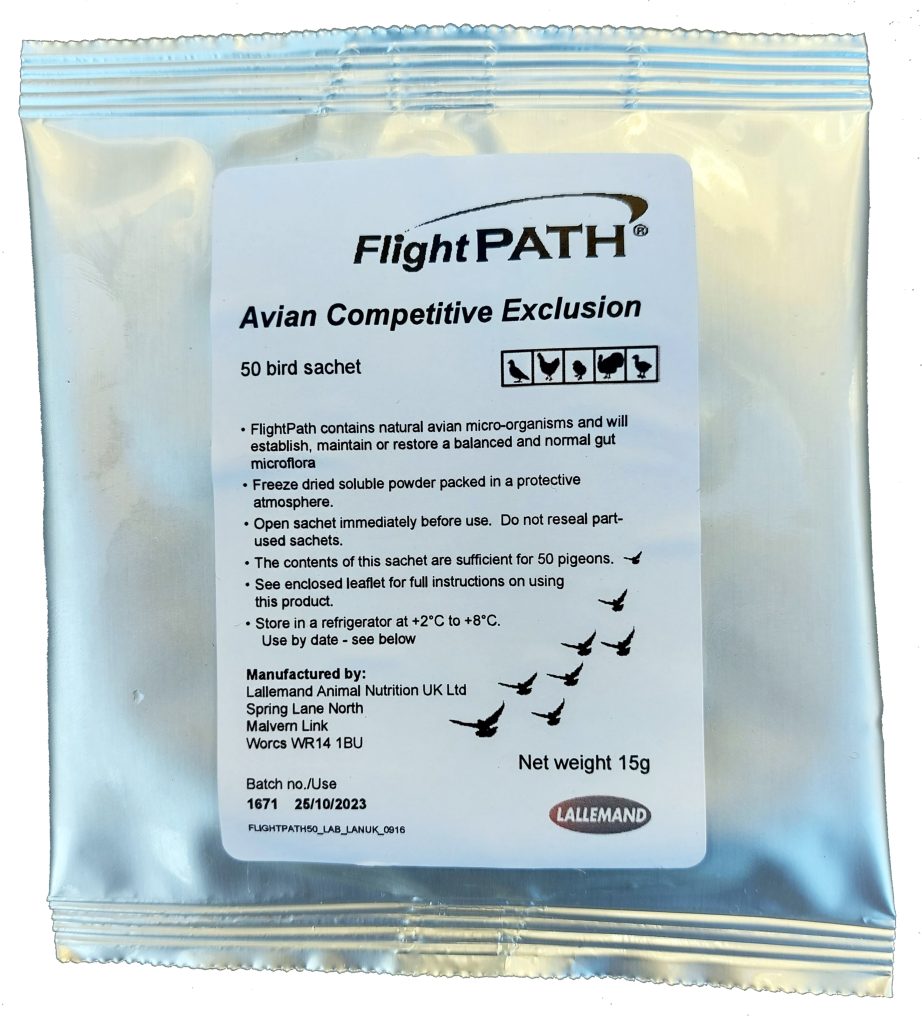 FlightPATH – premium grade Friendly Bacteria for pigeons (1 x 50 bird ...